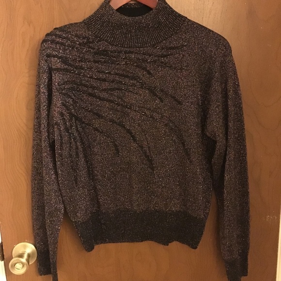 Dress Barn | Sweaters | Vintage Multicolored Beaded Grandma Sweater ...